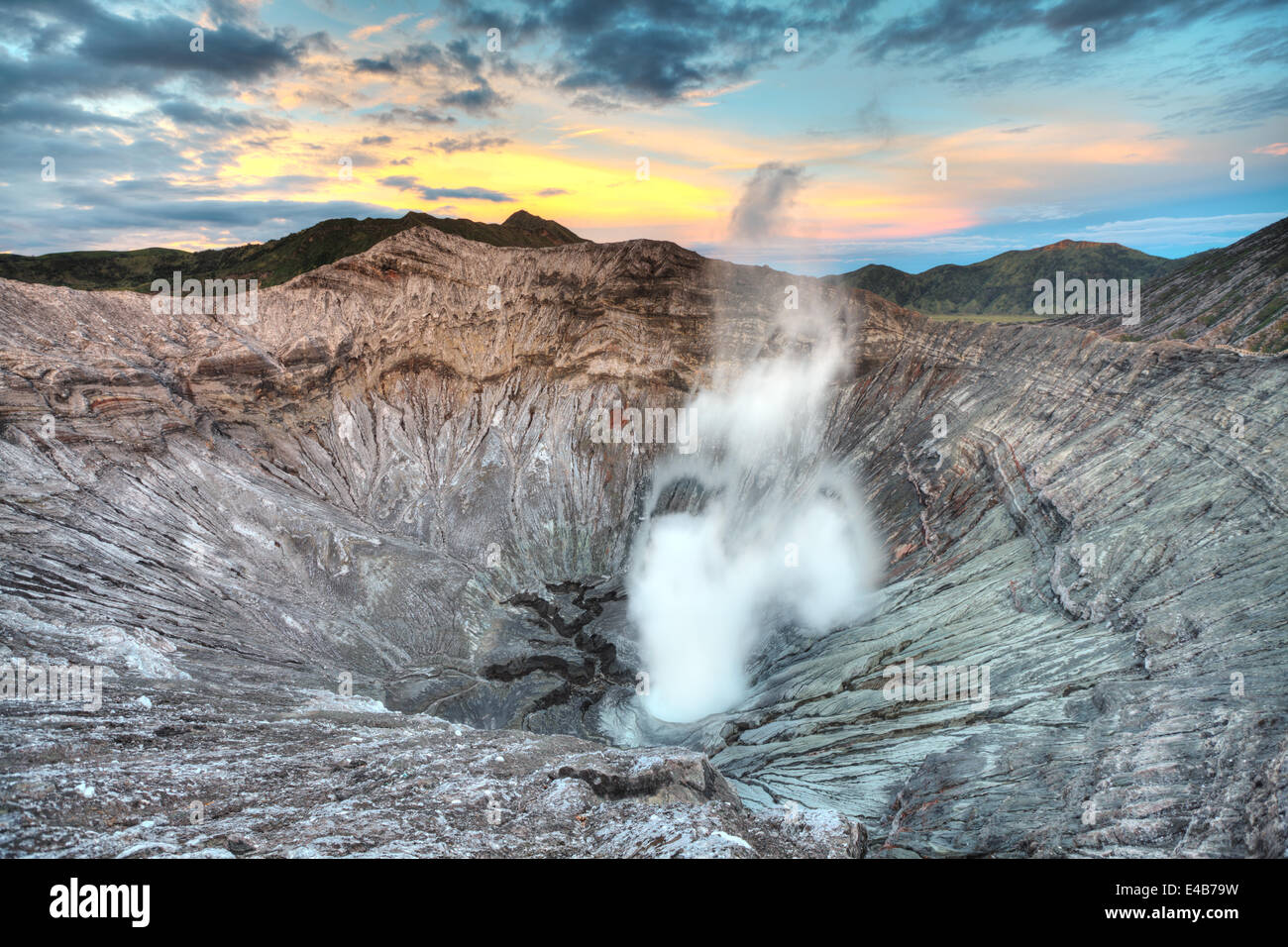 Bromo crater hi-res stock photography and images - Alamy