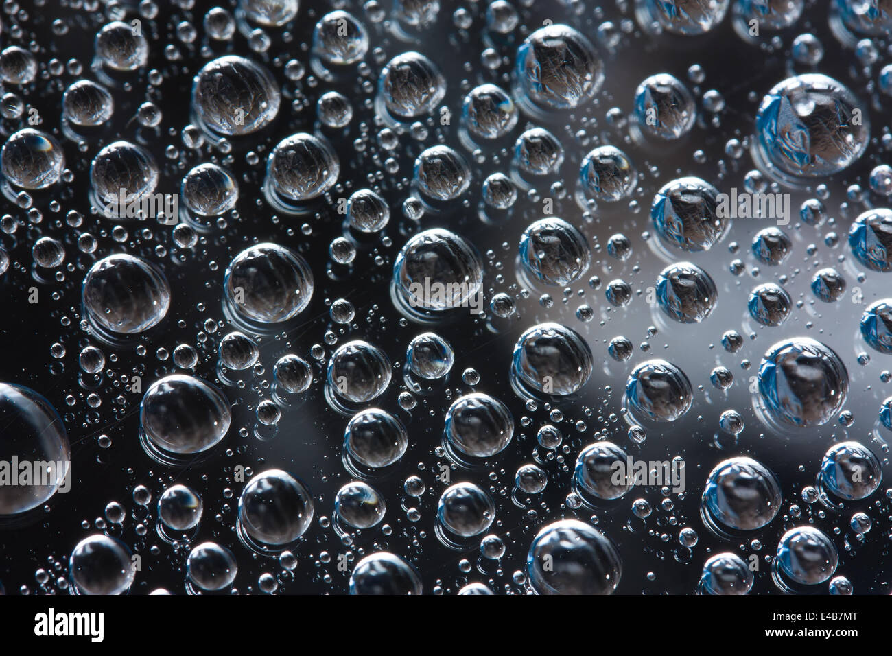 Water drops on glass Stock Photo - Alamy
