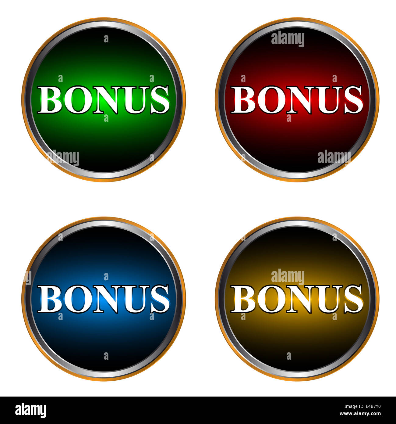 Set from four icons a bonus Stock Photo - Alamy