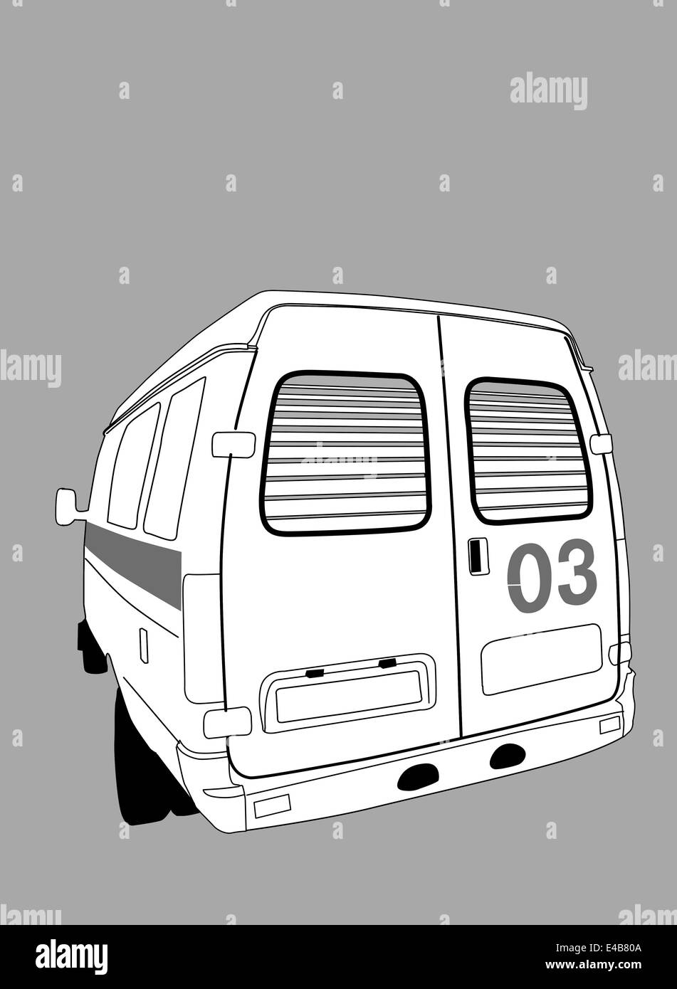 Transportation ambulance Black and White Stock Photos & Images - Alamy