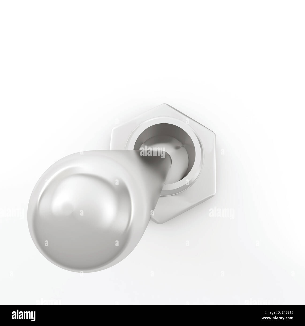 silver metallic electric switch Stock Photo - Alamy