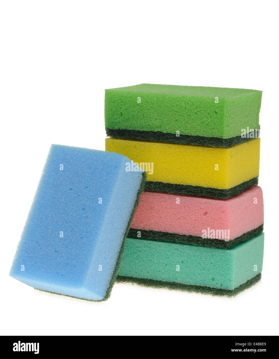Set color sponge for washing Stock Photo - Alamy