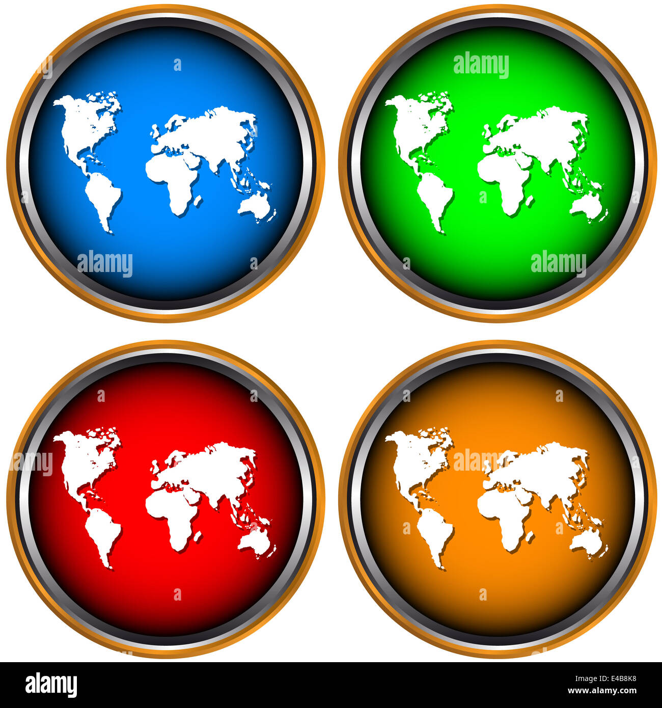 Four web icons Stock Photo - Alamy