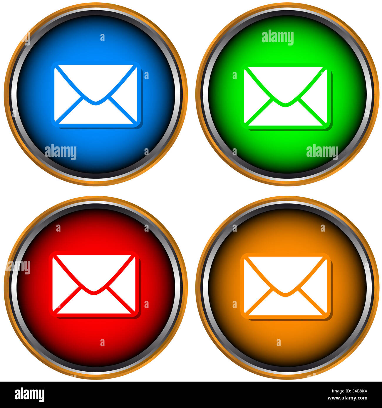 Four web icons Stock Photo - Alamy