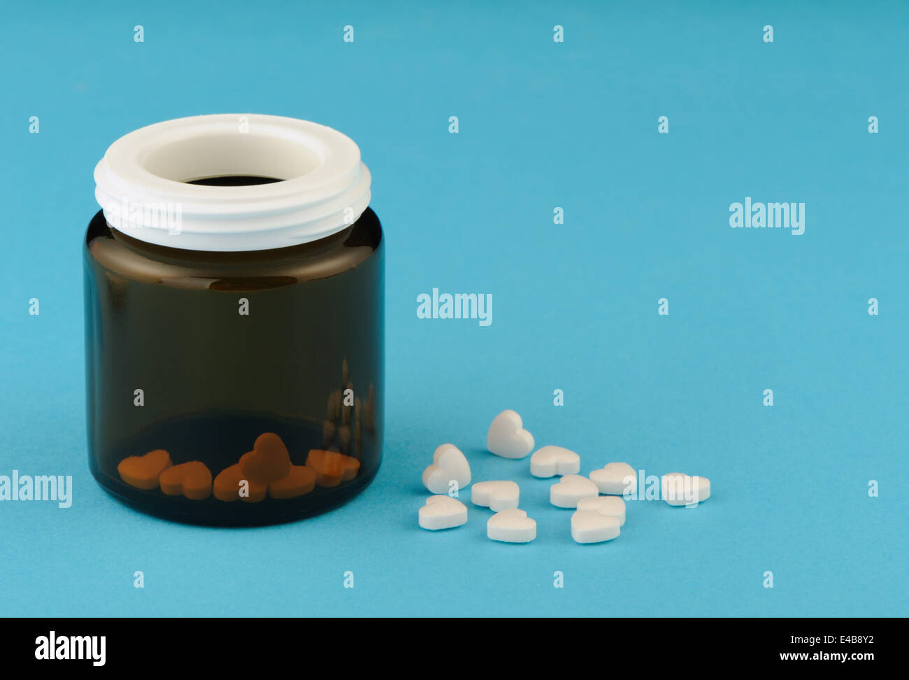 Heart tablets hi-res stock photography and images - Alamy