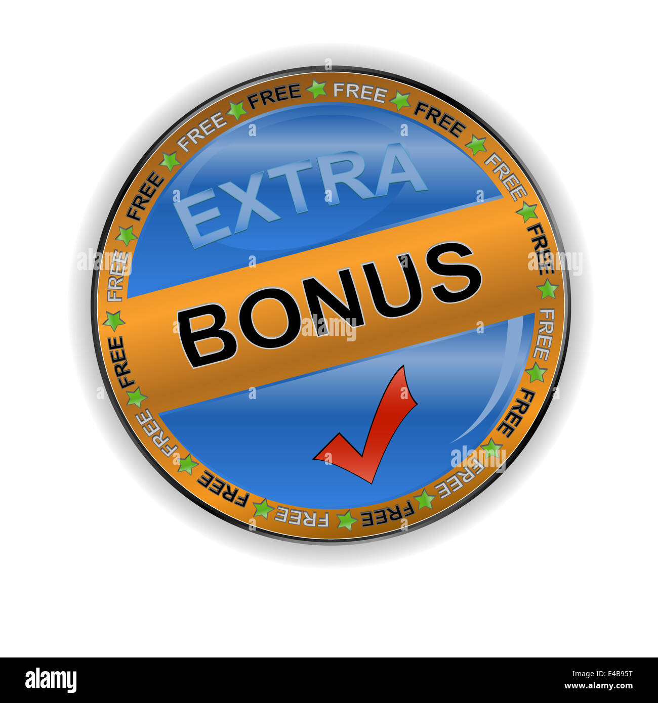 Gold bonus icon Stock Photo - Alamy