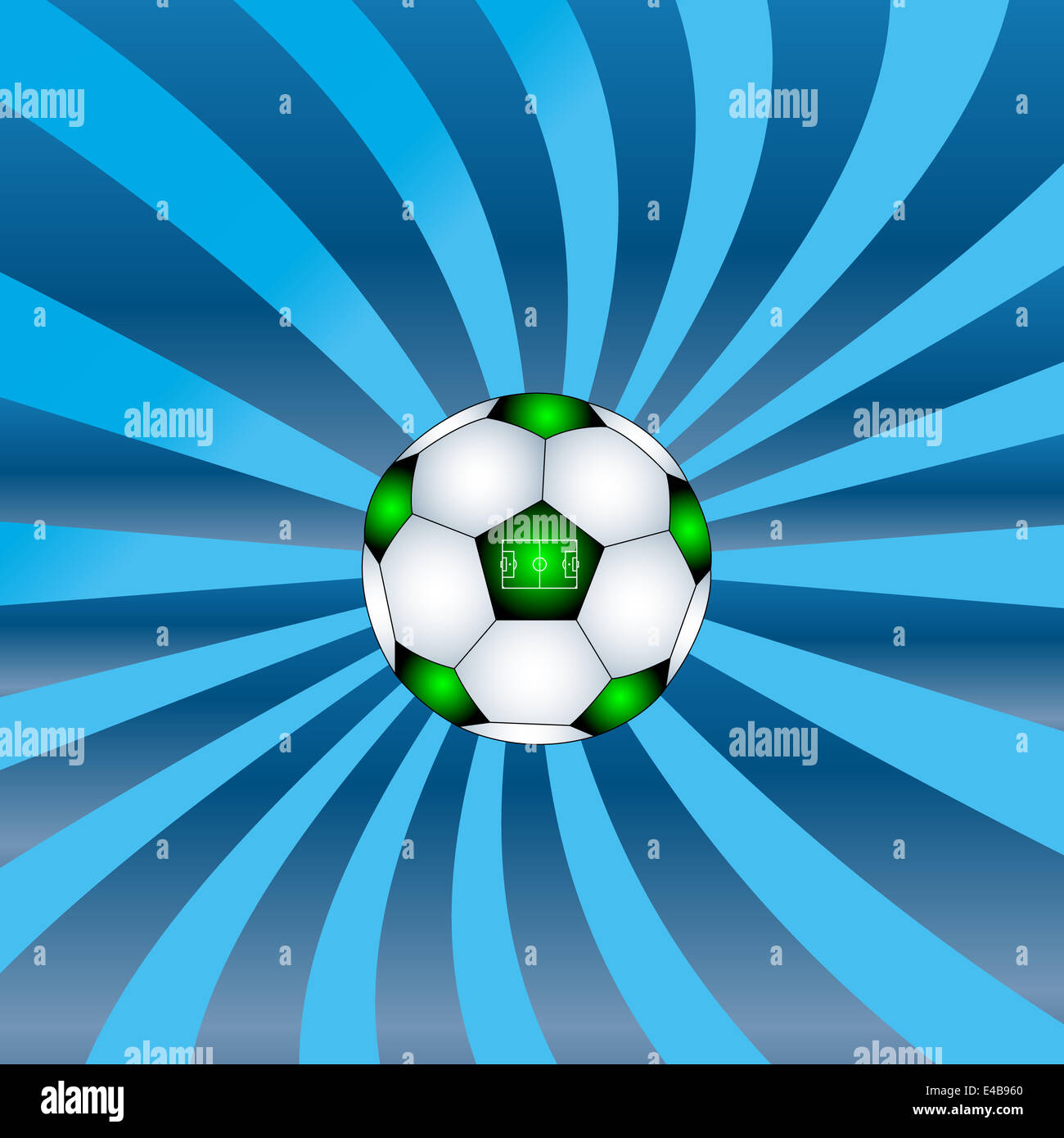 Green soccer balls hi-res stock photography and images - Alamy