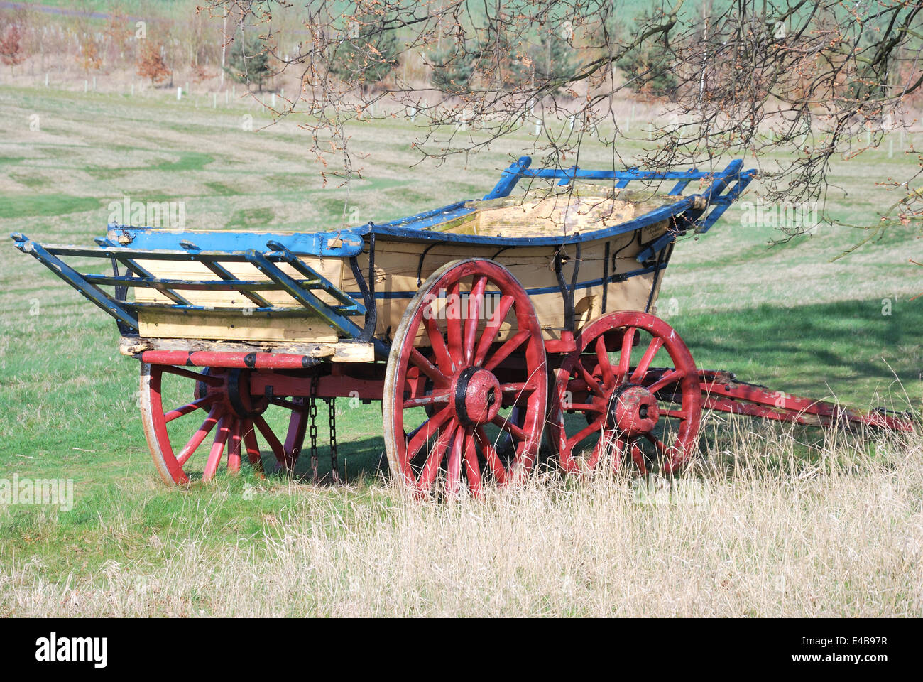 Hay wagon Stock Photo - Alamy