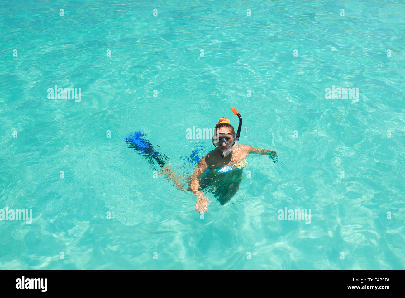Snorkeler hawaii hi-res stock photography and images - Alamy