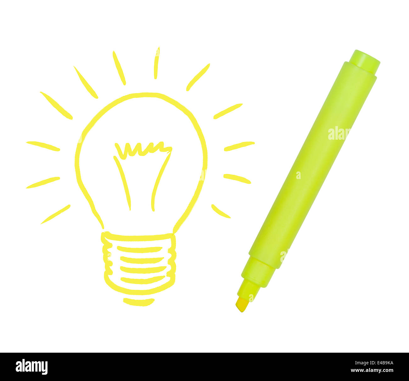 Bright yellow light Cut Out Stock Images & Pictures - Alamy
