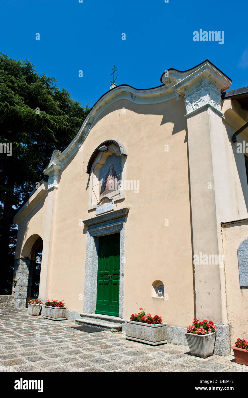 Italy, Lombardy, Airuno, Madonna della pace sanctuary, Santuario della ...