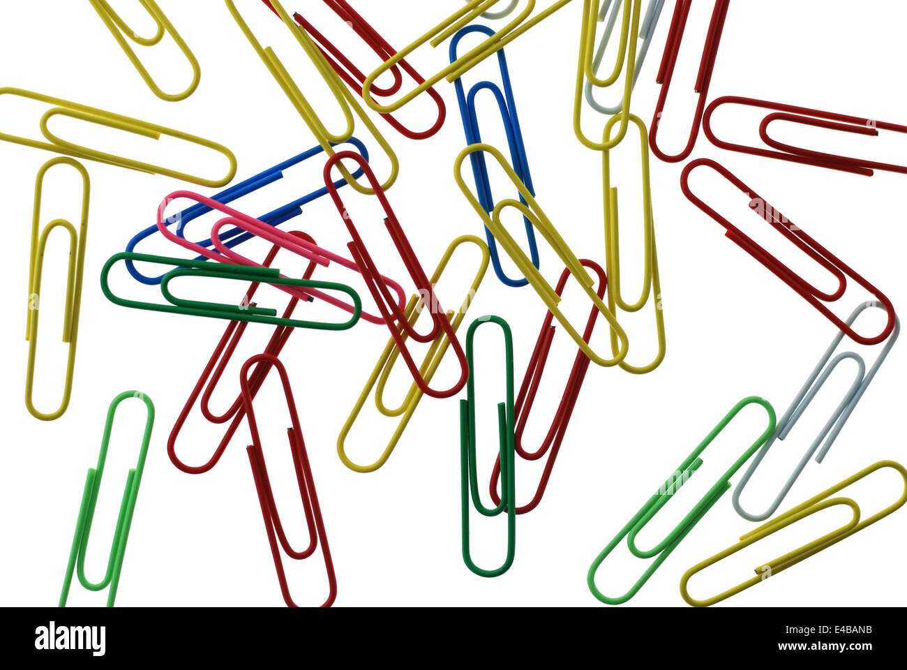 background from abstract office paper clips Stock Photo - Alamy