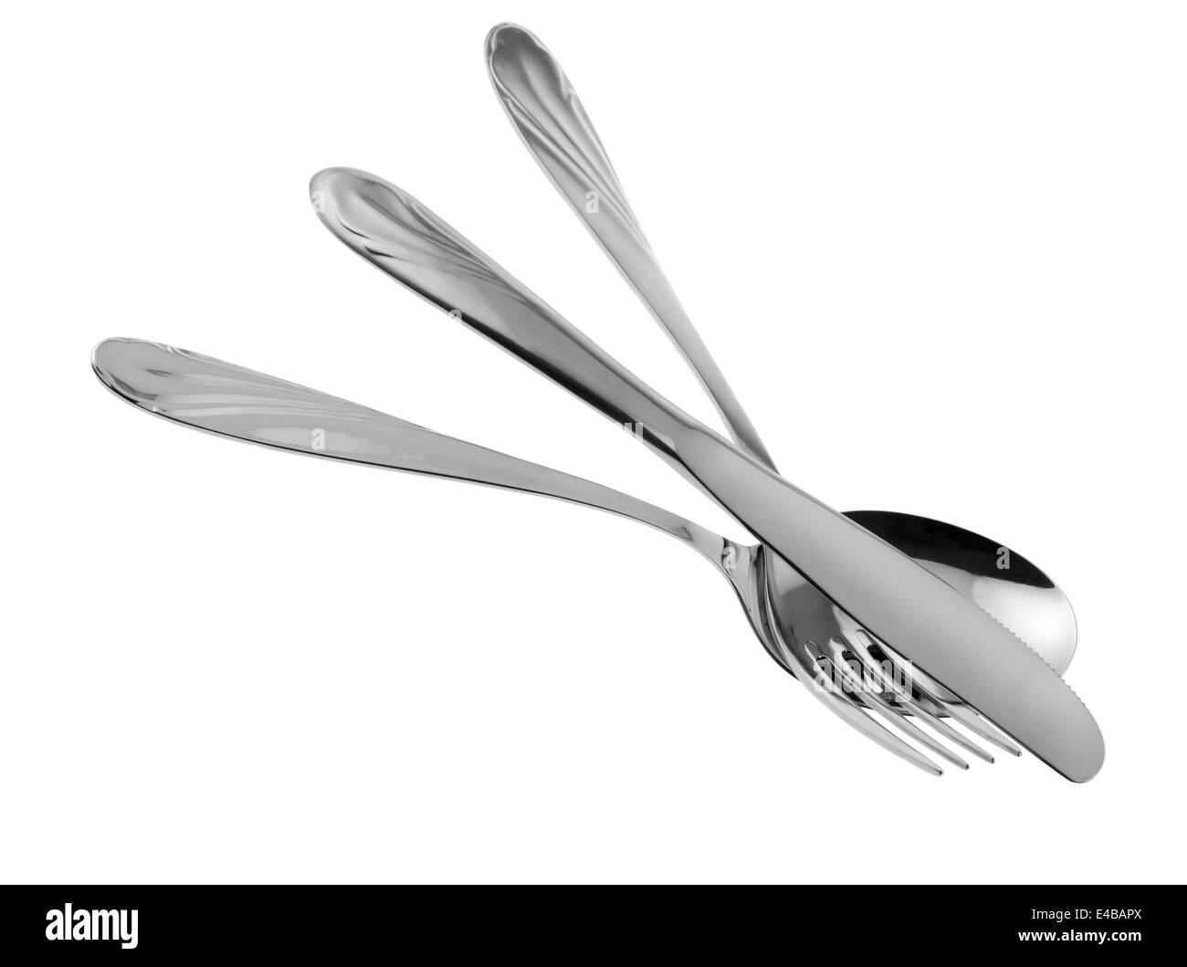 Spoon fork and knife hi-res stock photography and images - Alamy