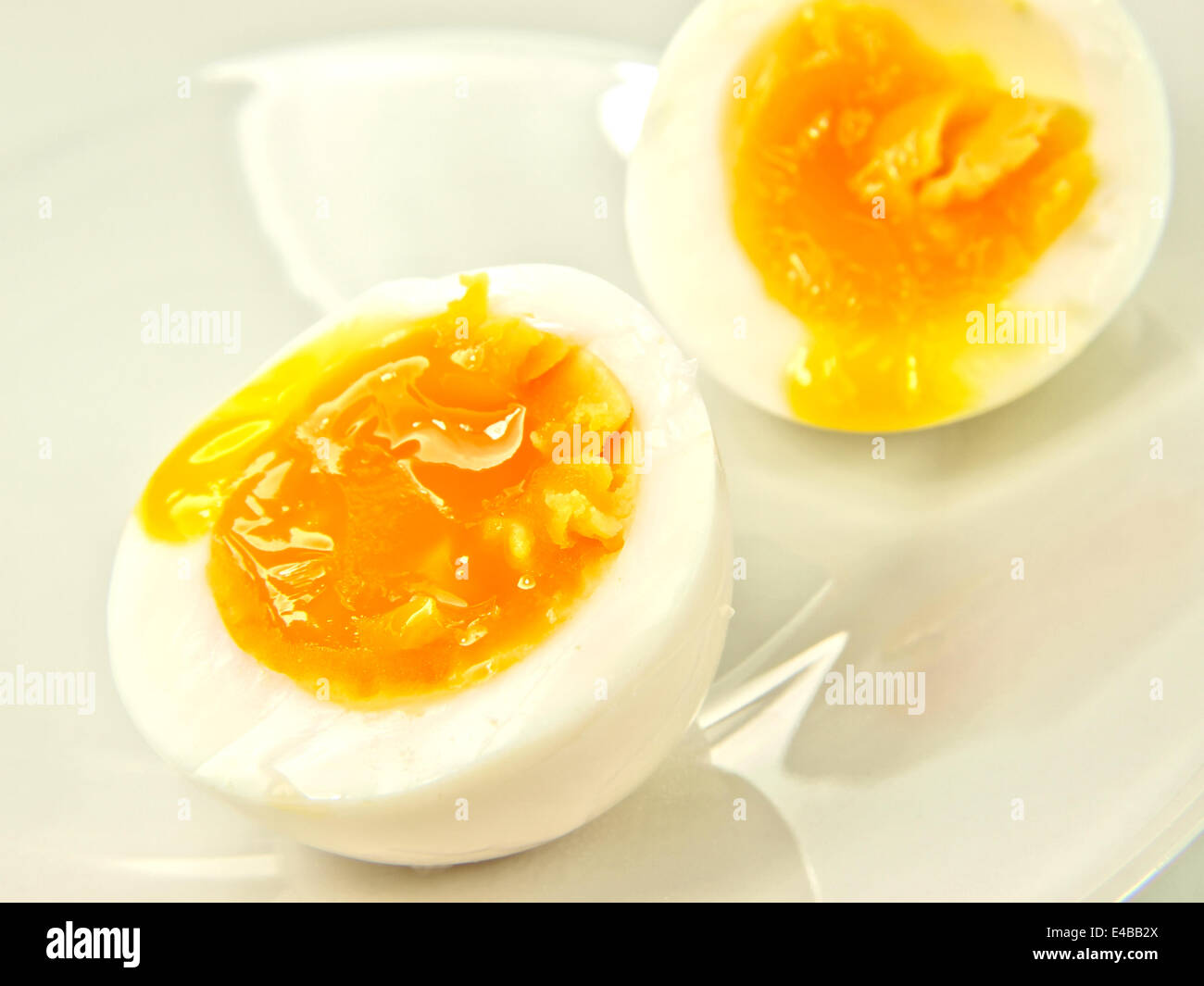 Half boiled egg hi-res stock photography and images - Alamy