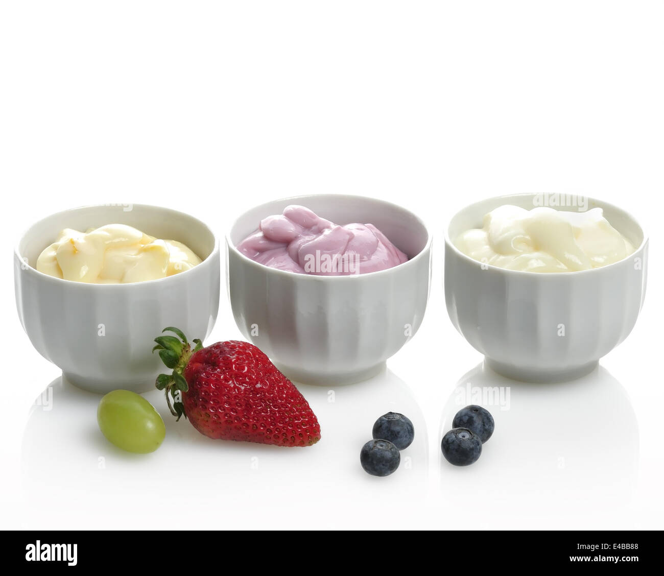 Yogurts smoothie fruits hi-res stock photography and images - Alamy