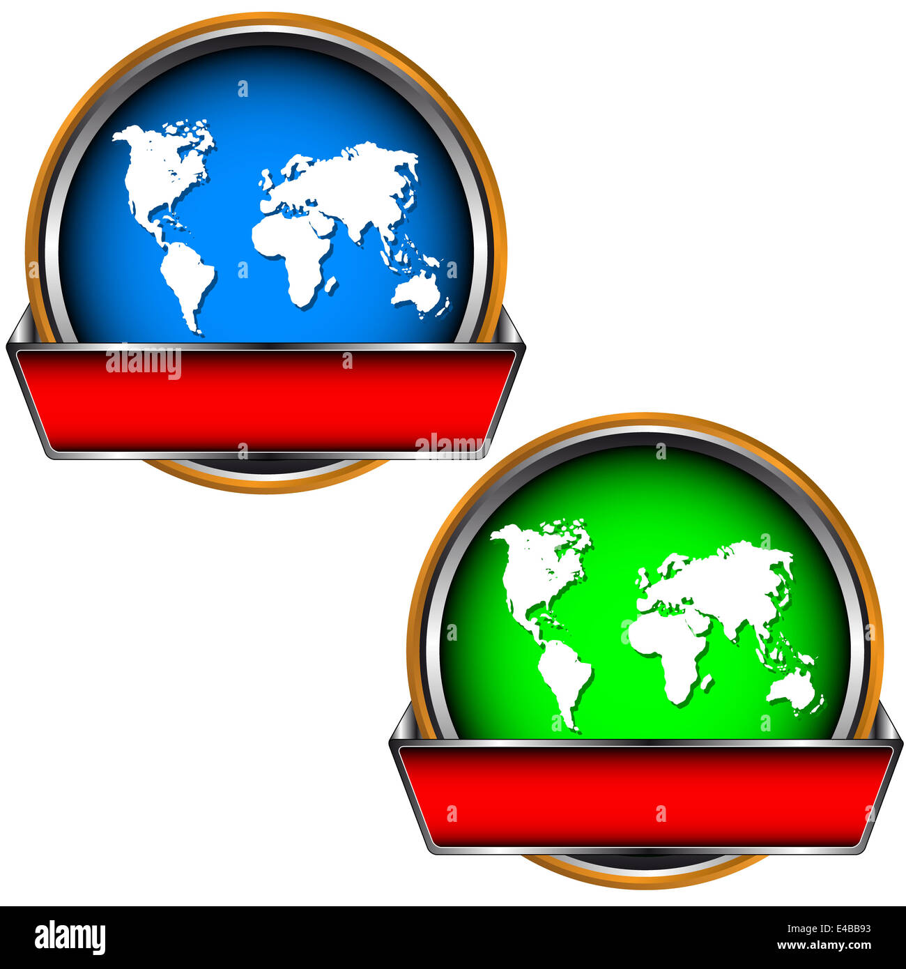 Two circles icon Cut Out Stock Images & Pictures - Alamy