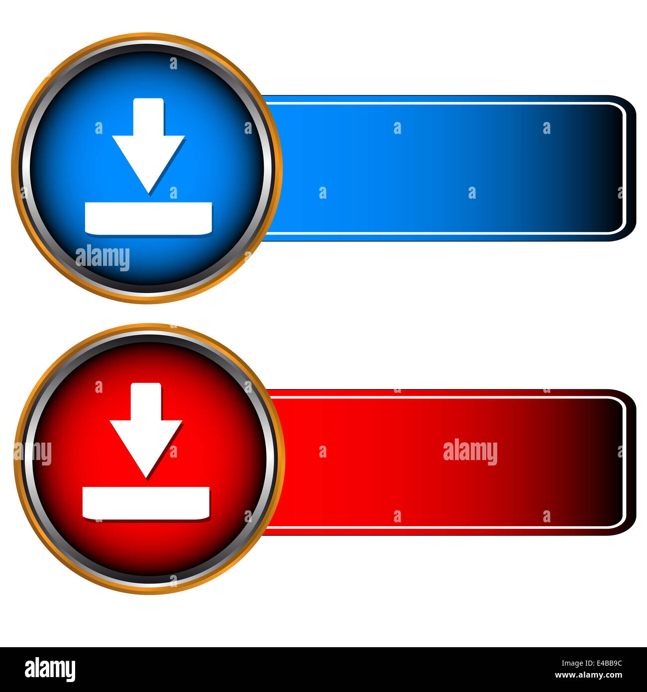 Red and dark blue icons Stock Photo - Alamy