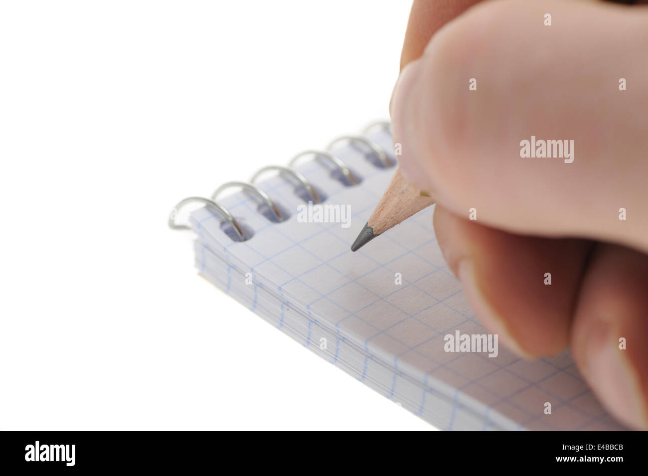 Hand with a pencil Stock Photo - Alamy