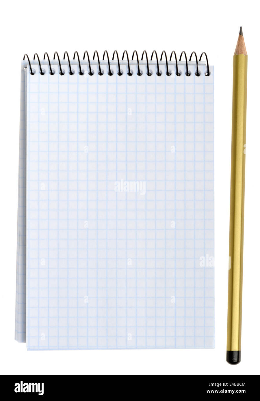 Notebook with pencil Stock Photo - Alamy