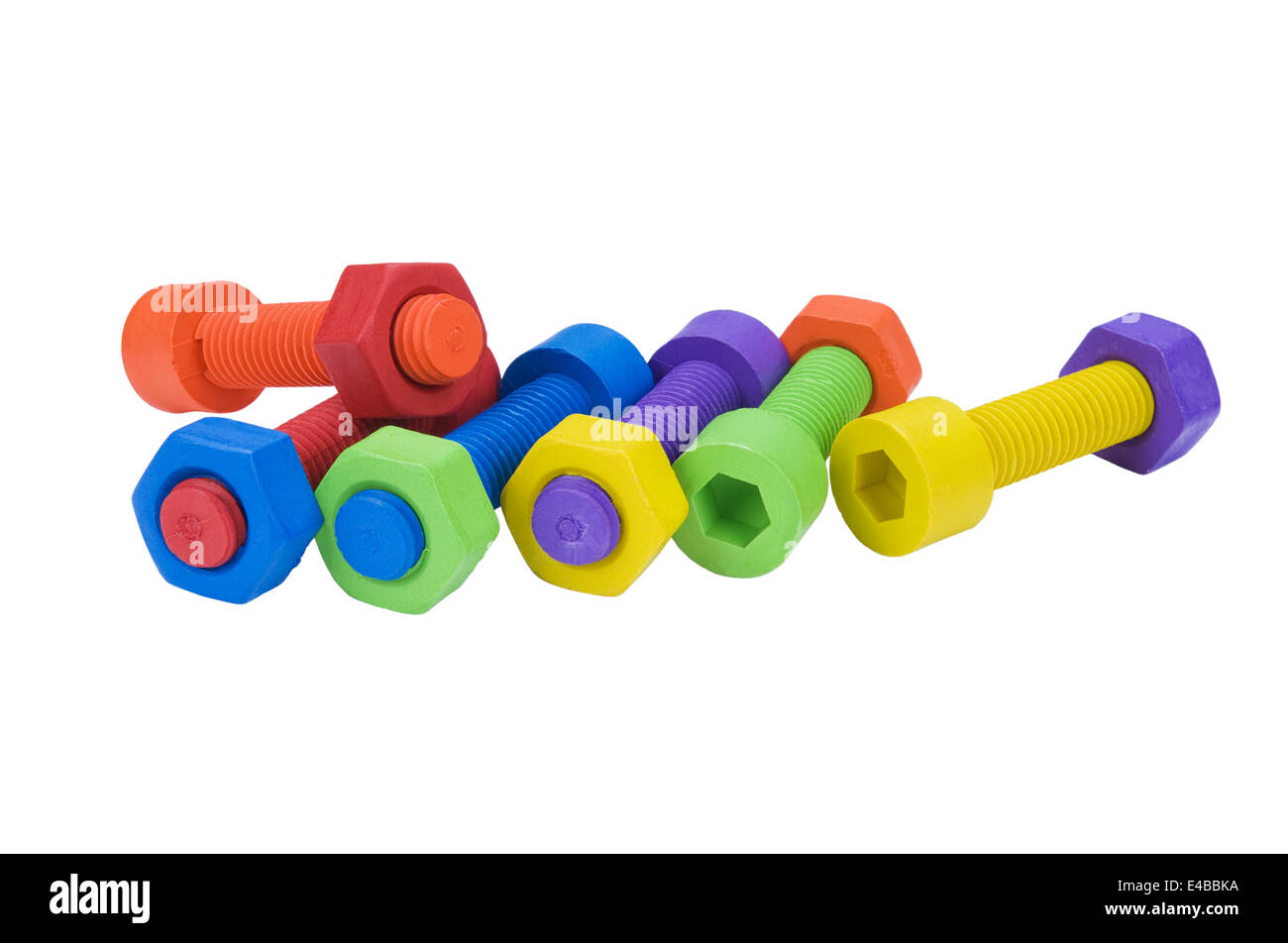 Red and yellow bolts hi-res stock photography and images - Alamy