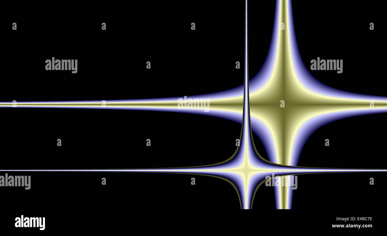 two stars on a dark background Stock Photo - Alamy