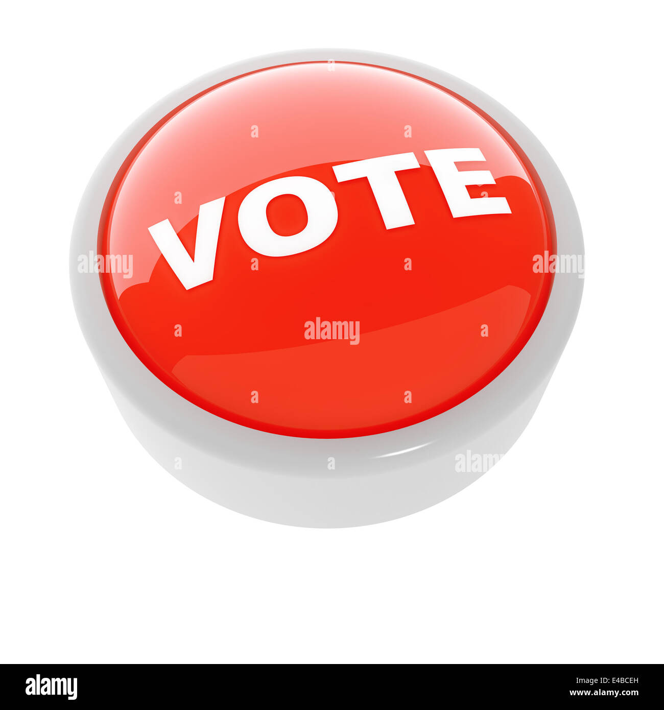 Red vote here sign hi-res stock photography and images - Alamy