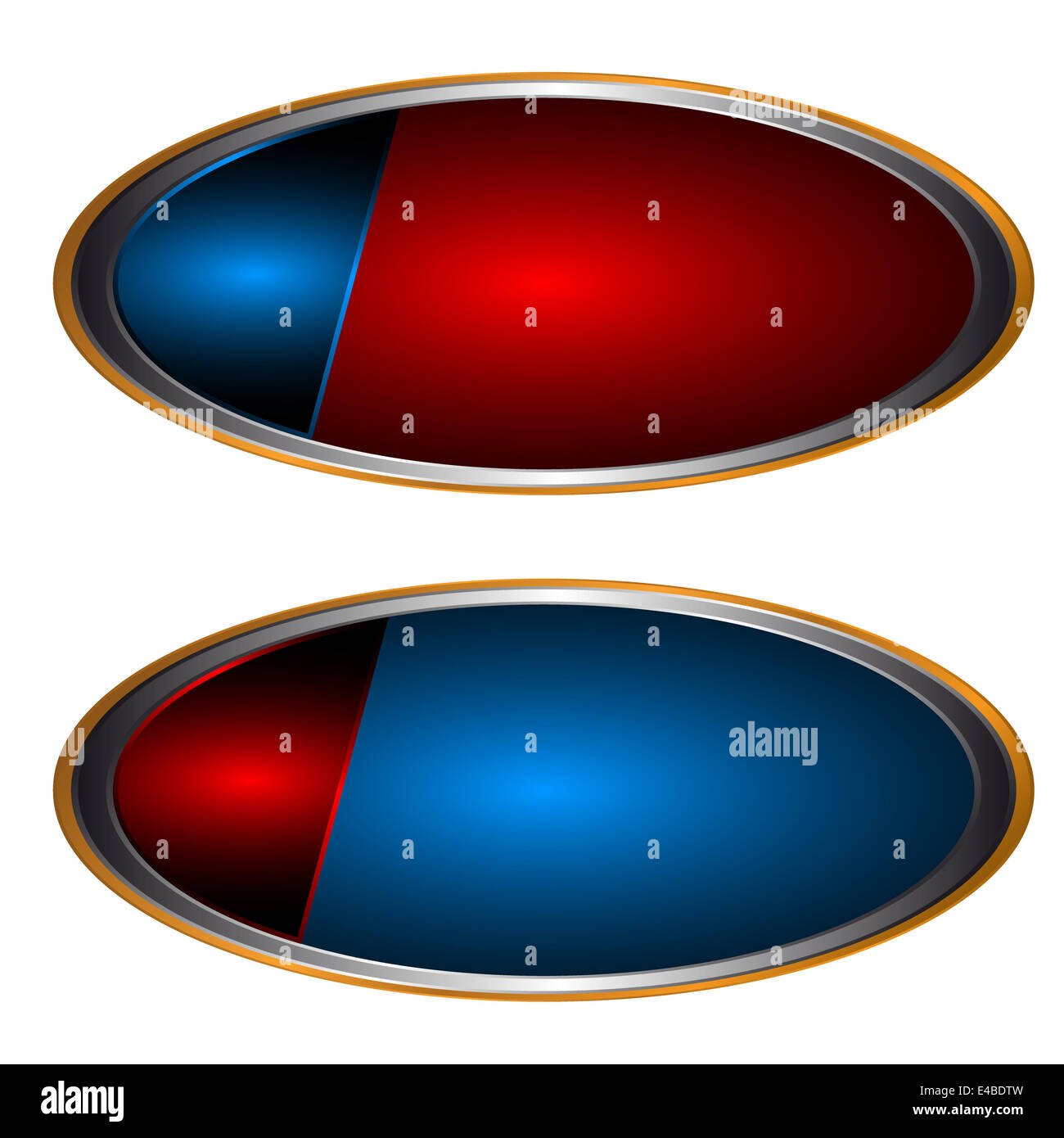 Two circles icon hi-res stock photography and images - Alamy