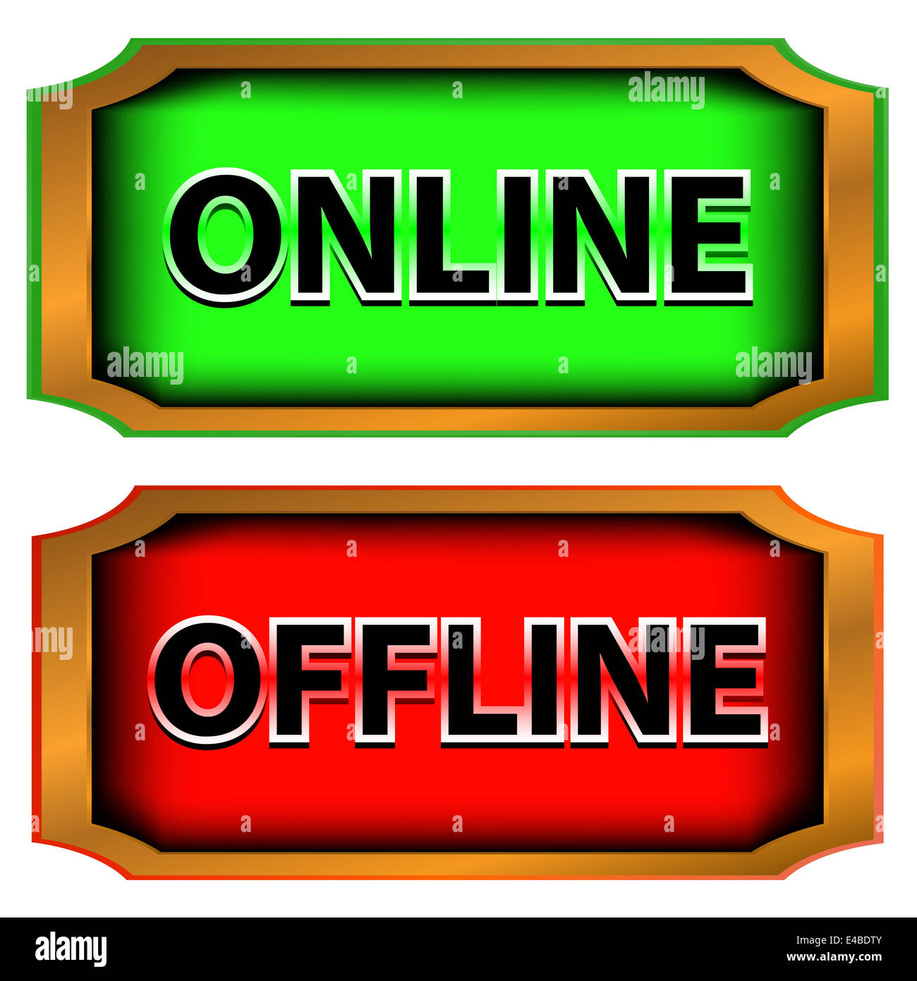 Online and offline icon Stock Photo - Alamy Online and offline icon Stock Photo - Alamy