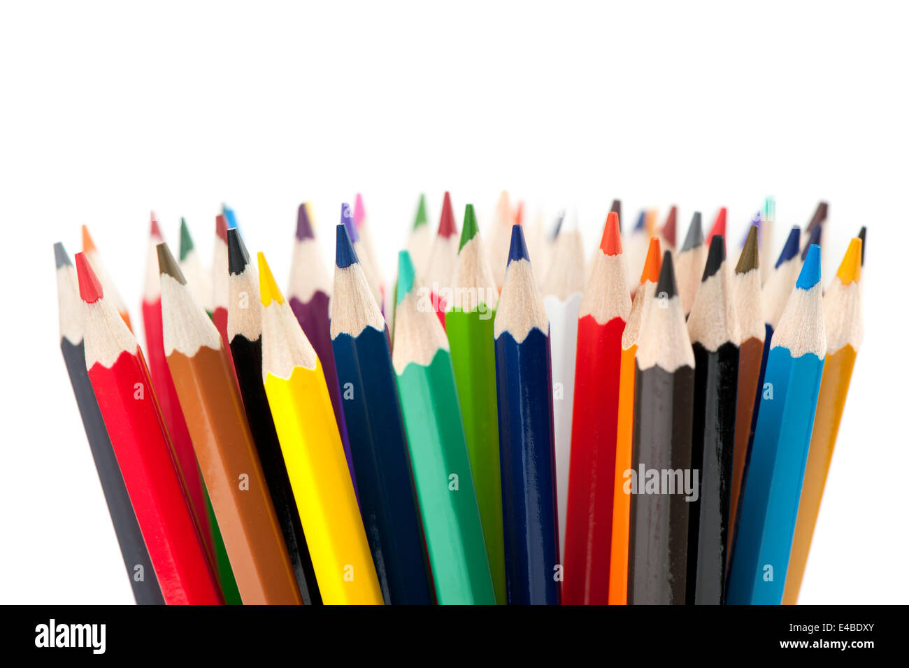 Set of color pencils Stock Photo - Alamy