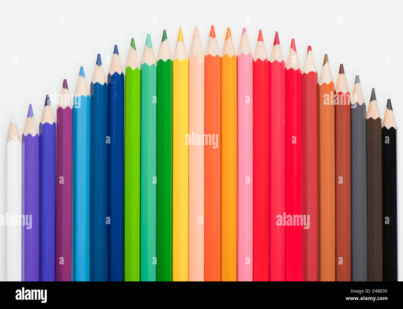 Set of color pencils Stock Photo - Alamy
