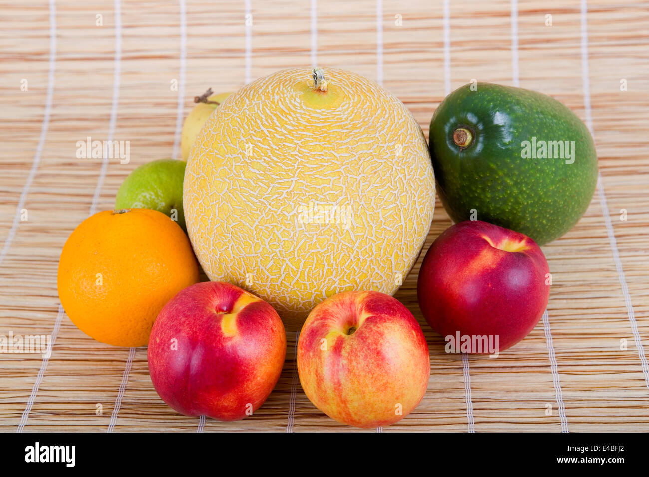 variety of fruits at the kitchen Stock Photo - Alamy