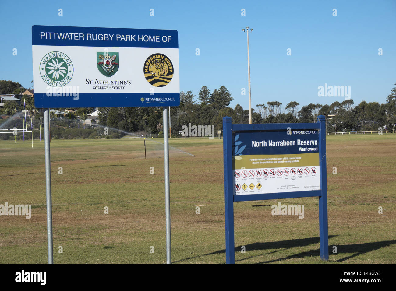 north narrabeen reserve and pittwater rugby park, in narrabeen on ...