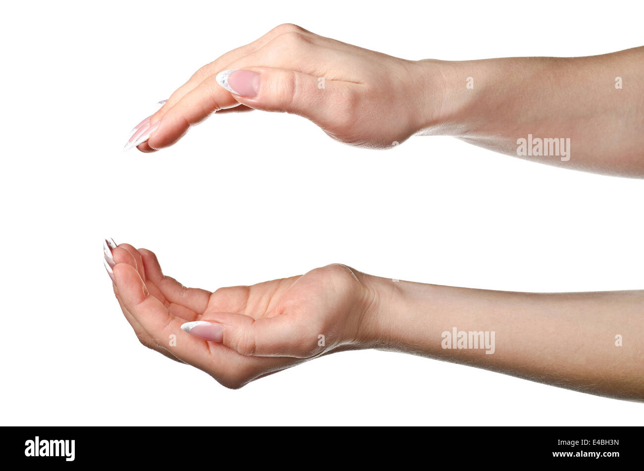 Human open hands in Cut Out Stock Images & Pictures - Alamy