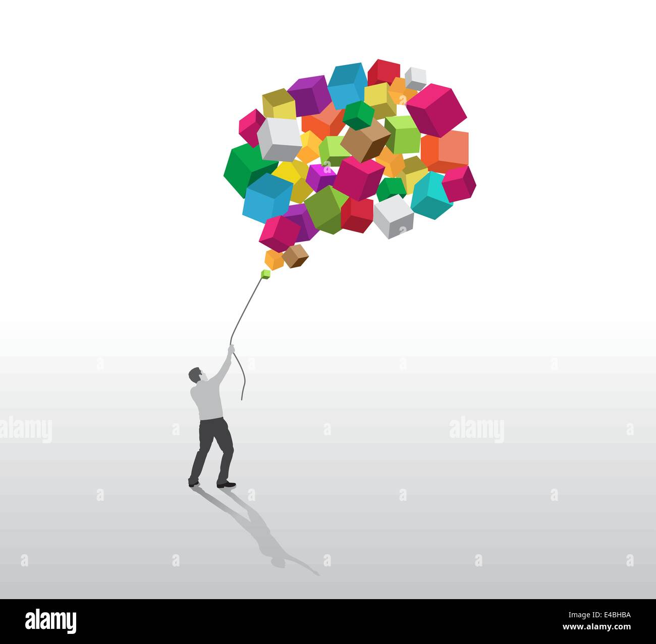 Down holding Stock Vector Images - Alamy