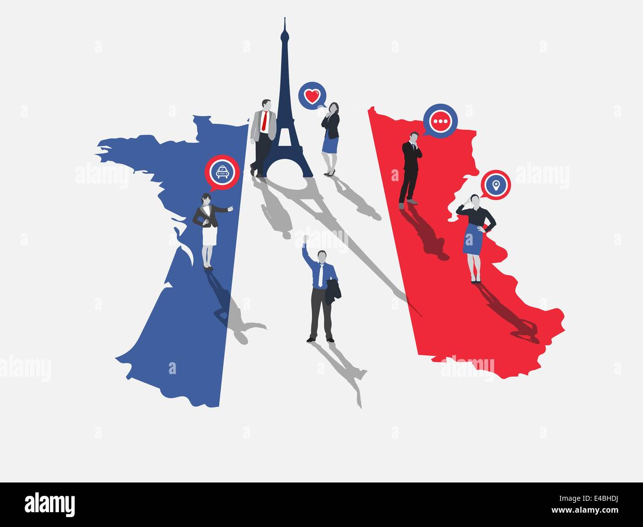 France flag colours Stock Vector Images - Alamy