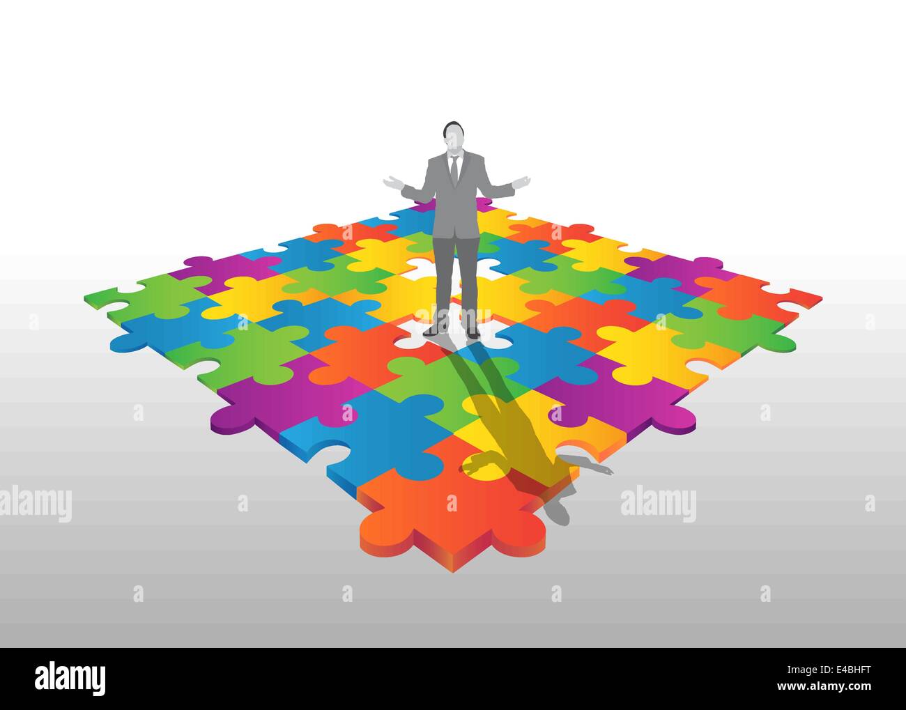 Piece missing jigsaw puzzle Stock Vector Images - Alamy