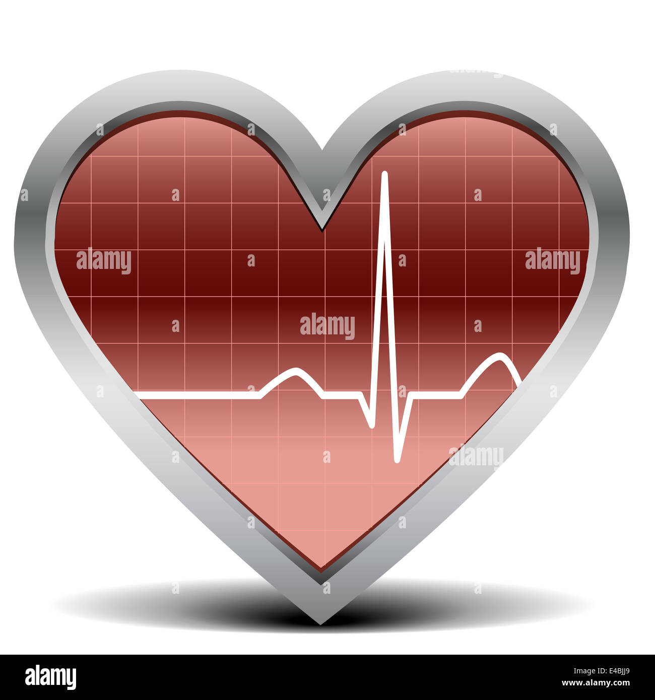 Normal heart rate cardiac ecg hi-res stock photography and images - Alamy