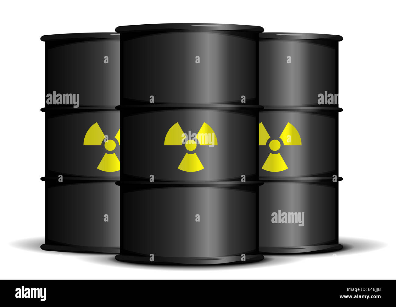 Radioactive waste container icon Cut Out Stock Images & Pictures - Alamy