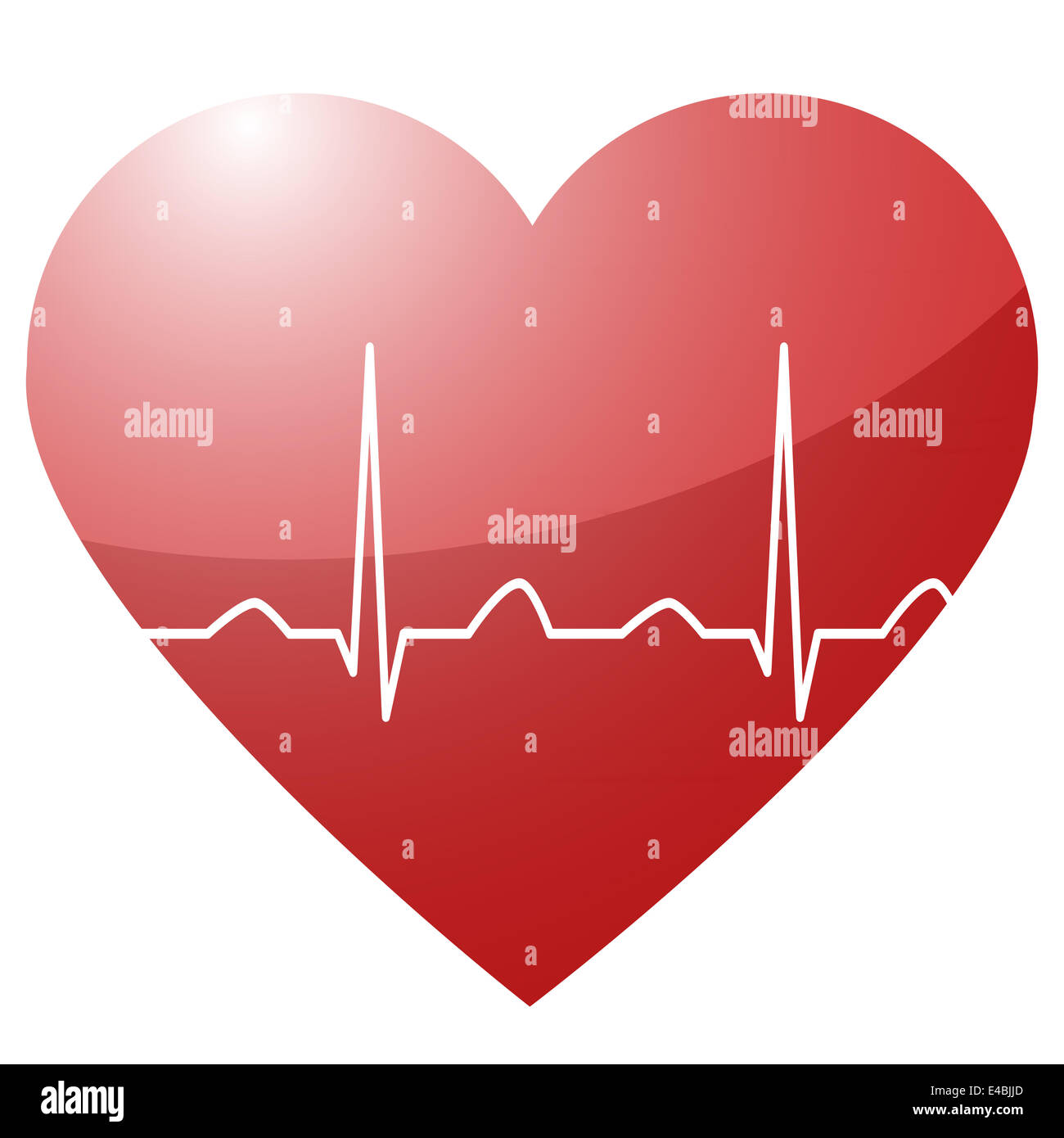 Normal heart rate cardiac ecg hi-res stock photography and images - Alamy