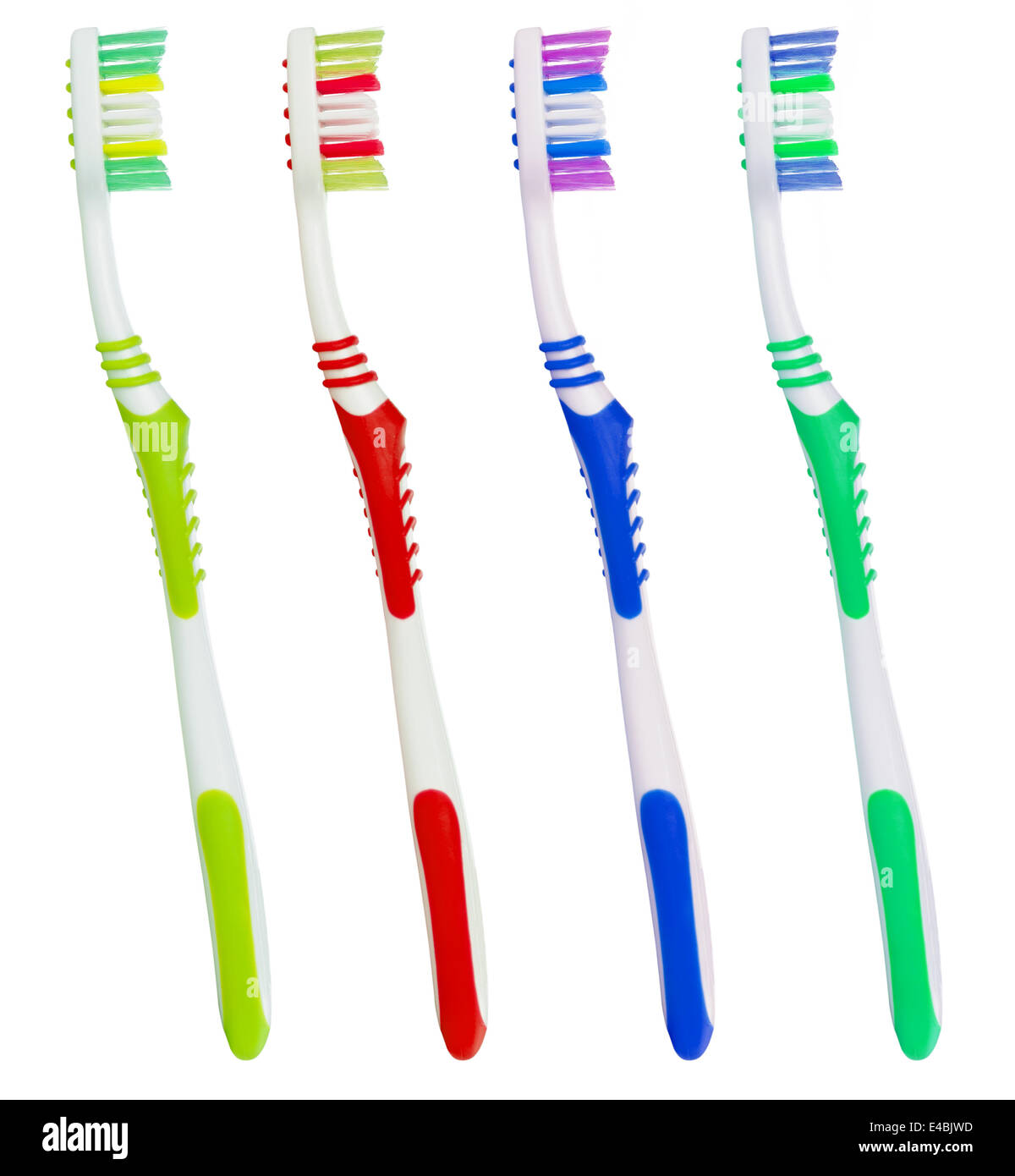 Set color toothbrushes Stock Photo - Alamy