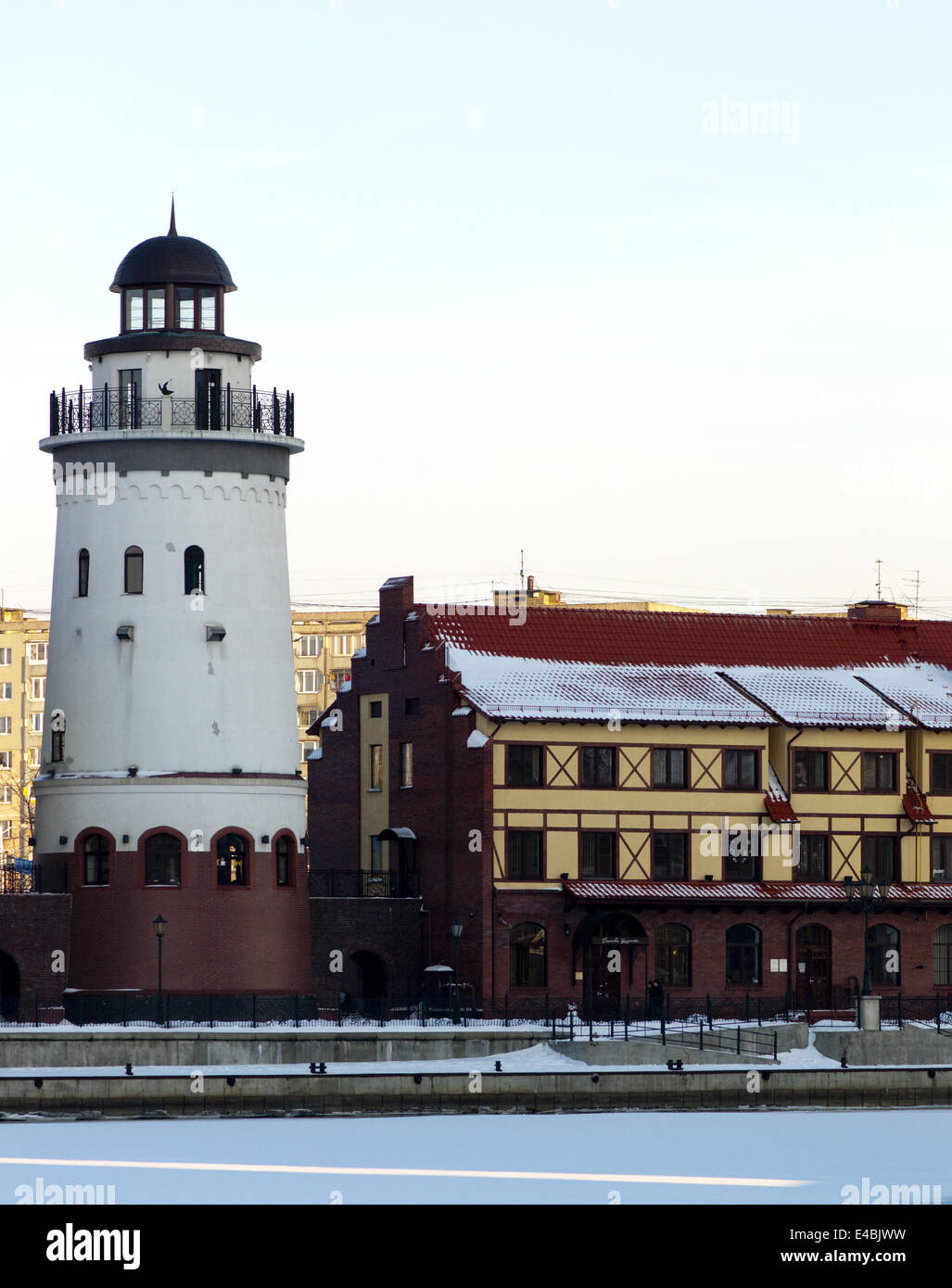 Ancient buildings in Kaliningrad Stock Photo - Alamy