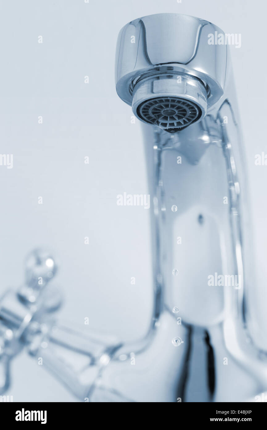 tap with drop water Stock Photo - Alamy