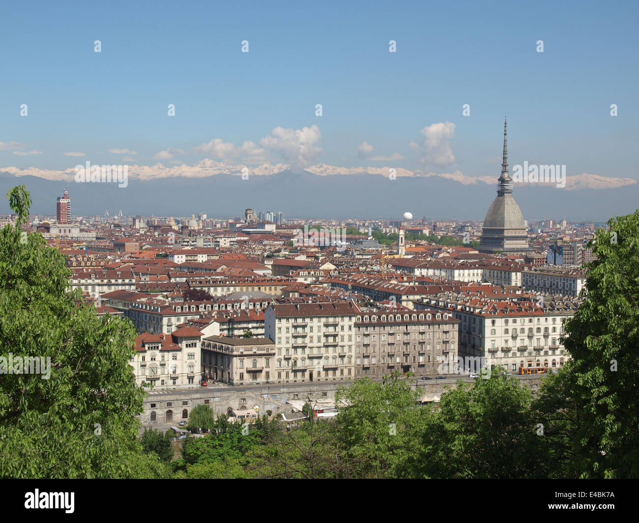 Piedmont turin aerial view superga hi-res stock photography and images ...