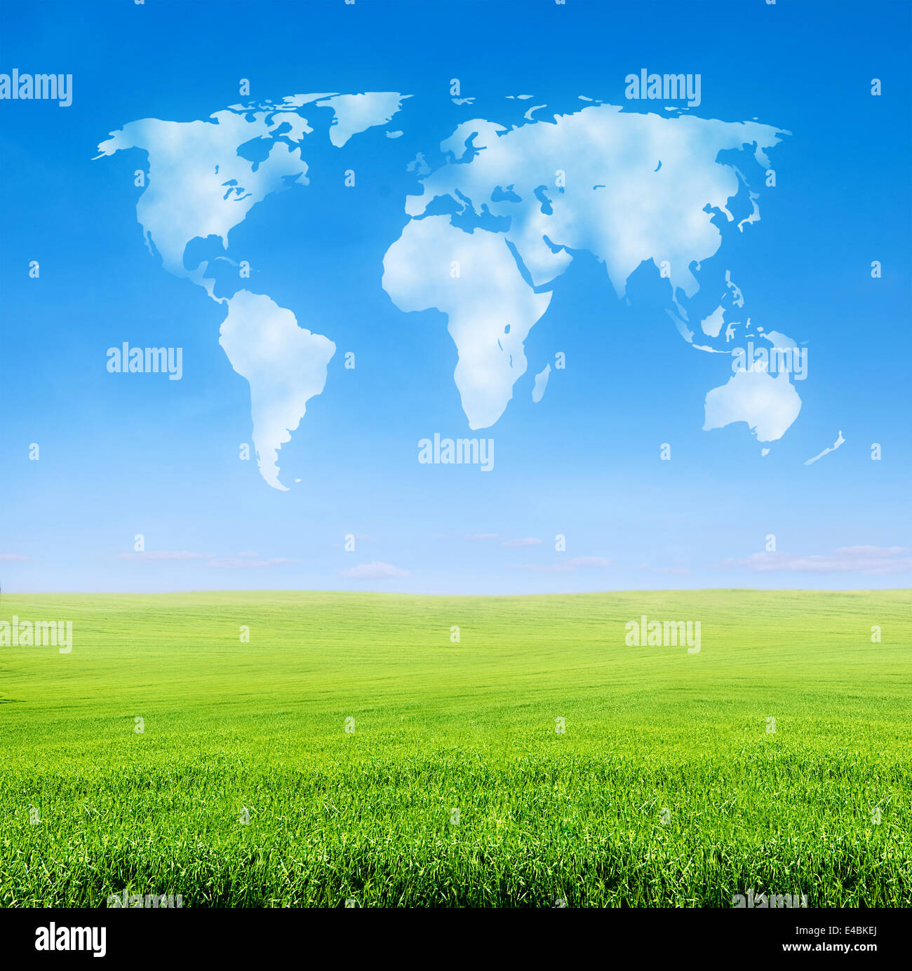 Map of world grass hi-res stock photography and images - Alamy