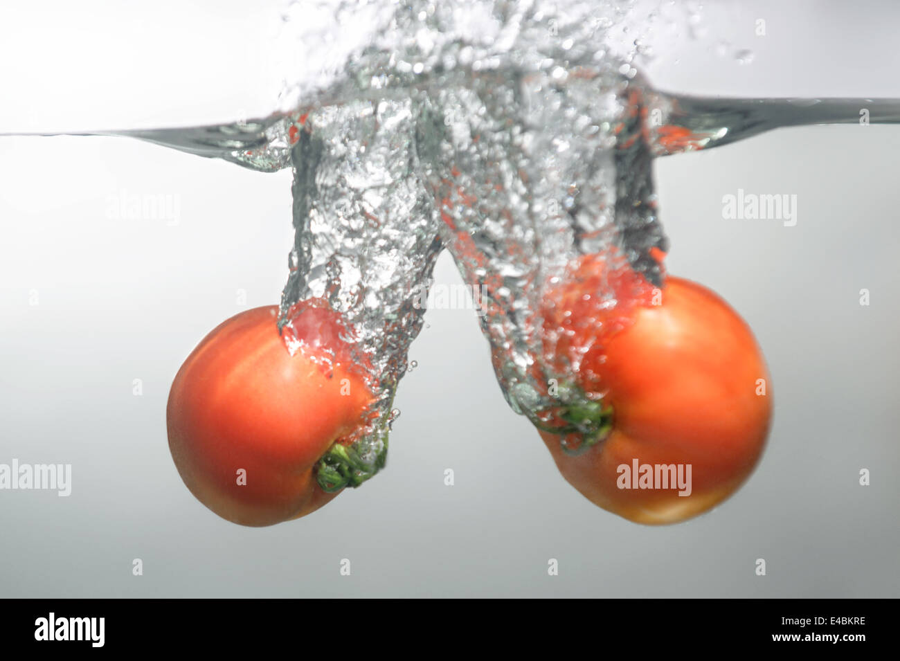 Fresh swimming fruits and vegetables Stock Photo - Alamy