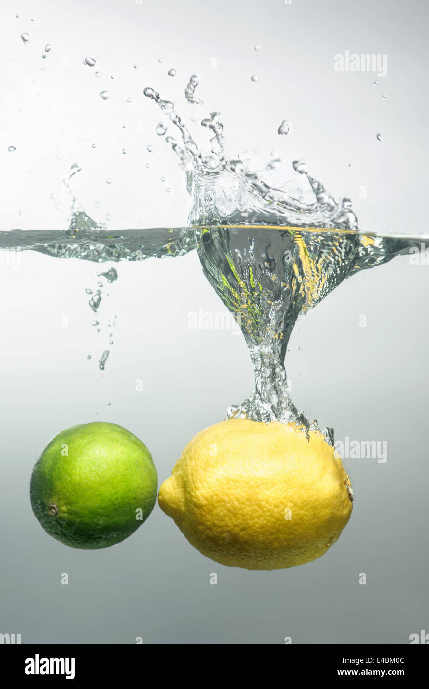 Fresh swimming fruits and vegetables Stock Photo - Alamy