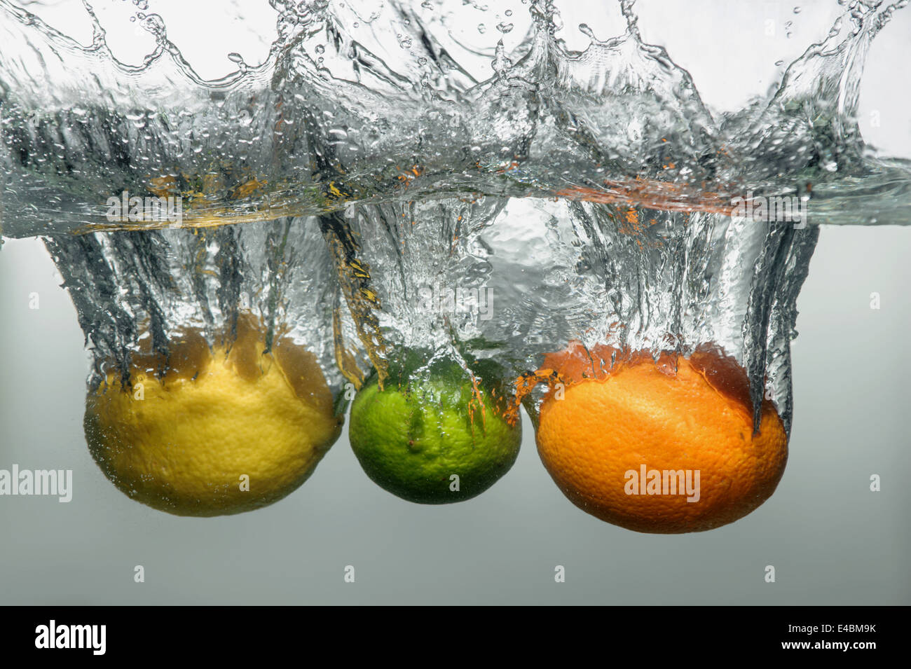 Fresh swimming fruits and vegetables Stock Photo - Alamy