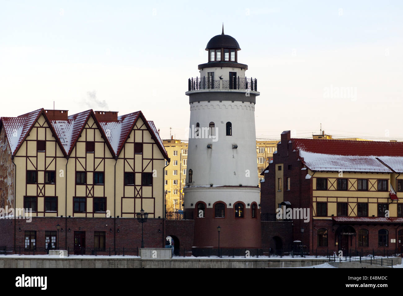 Ancient buildings in Kaliningrad Stock Photo - Alamy