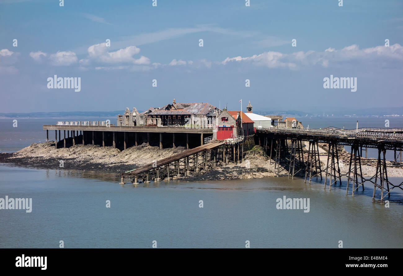 Knightstone old pier at weston super mare hi-res stock photography and ...