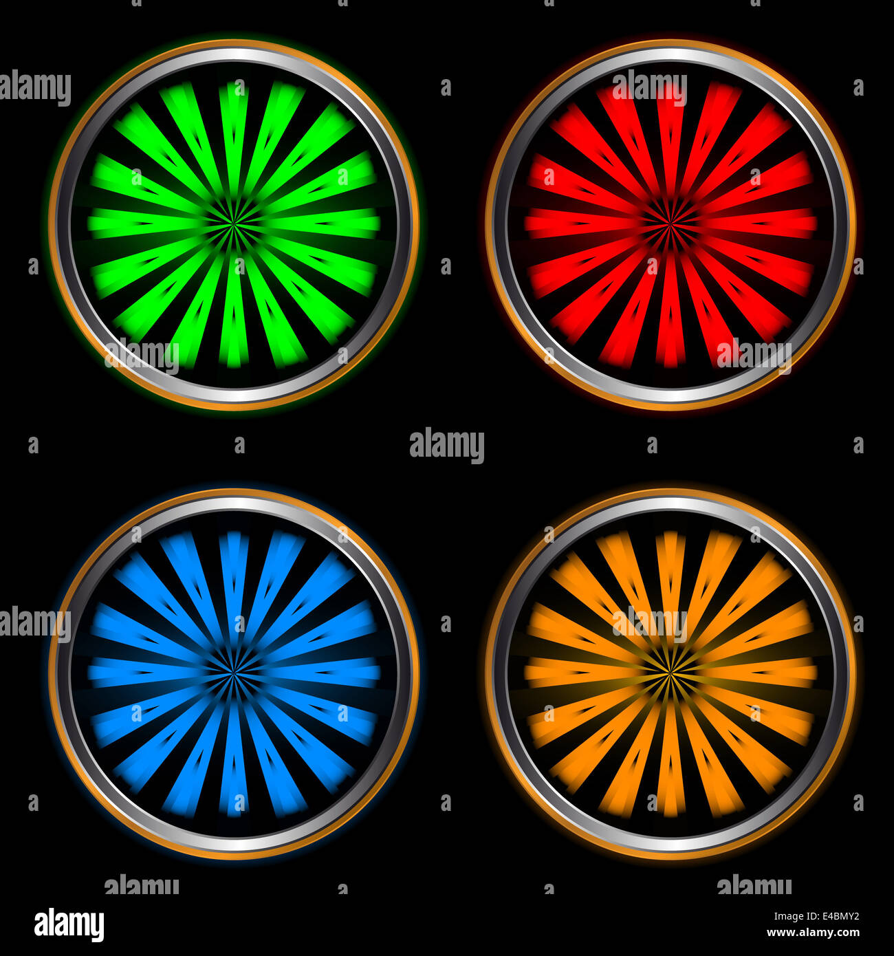 Multi color circle logos hi-res stock photography and images - Alamy